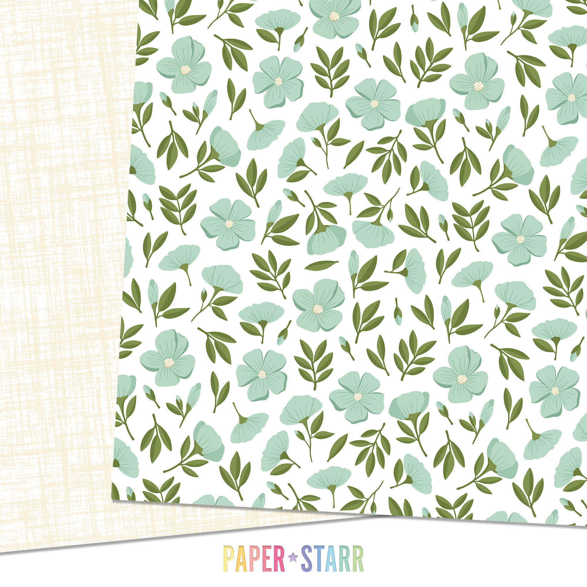 Spring Digital Paper, Spring Clipart, Secret Garden Digital Paper ...