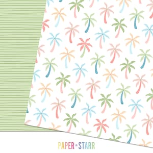 Summer Digital Paper, Beach Digital Paper, Tropical Digital Paper ...