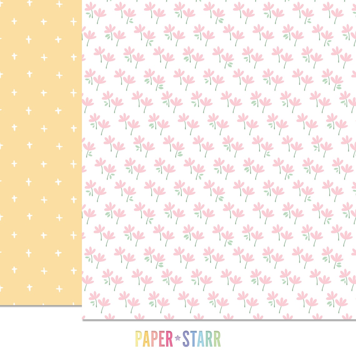 Summer Digital Paper, Daisy Digital Paper, Summer Floral Patterns ...
