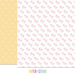 Summer Digital Paper, Daisy Digital Paper, Summer Floral Patterns ...