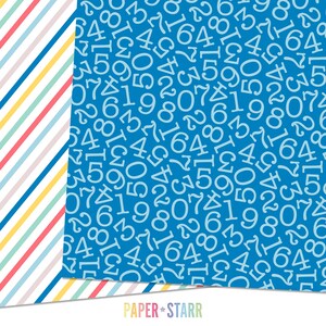 Back to School Digital Paper, Back to School Clipart, Teacher Graphics ...