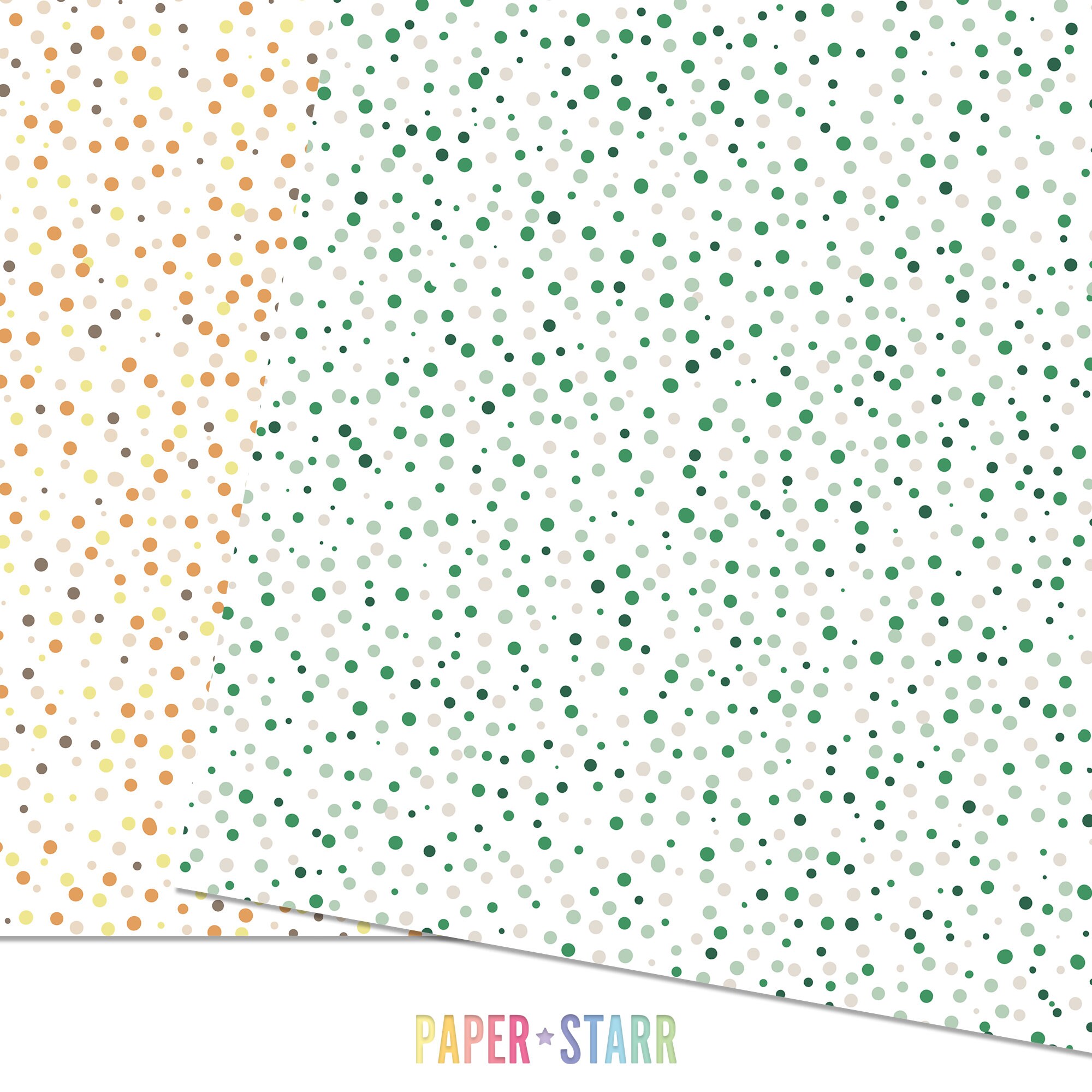 Polka Dot Digital Paper, Random Dot Background, Spot Patterns, Dots ...
