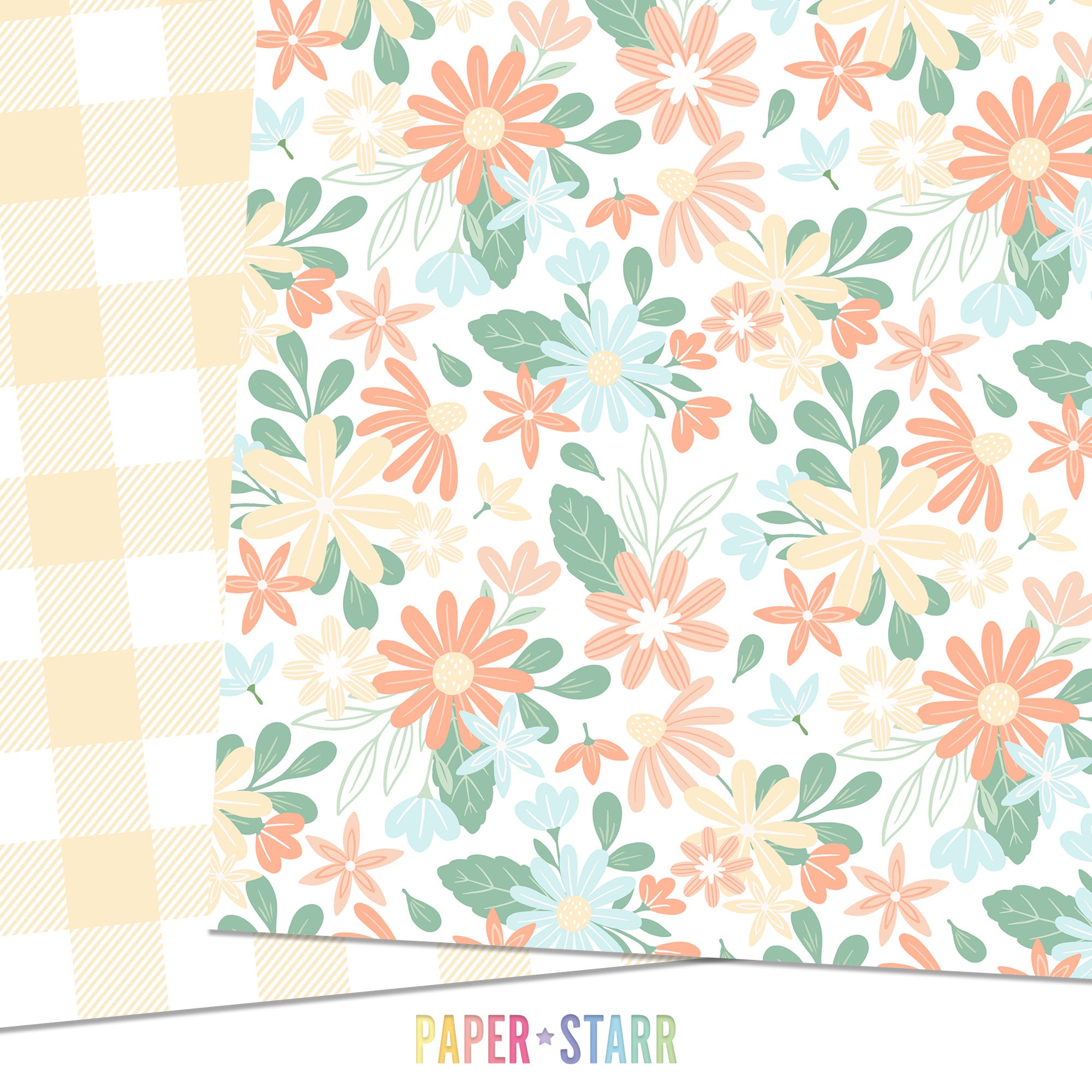 Easter Digital Paper, Easter Pattern, Easter Bunny Pattern, Easter Egg ...