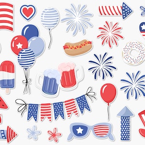 4th of July Clipart, American Clipart, Independence Day Clipart, USA ...