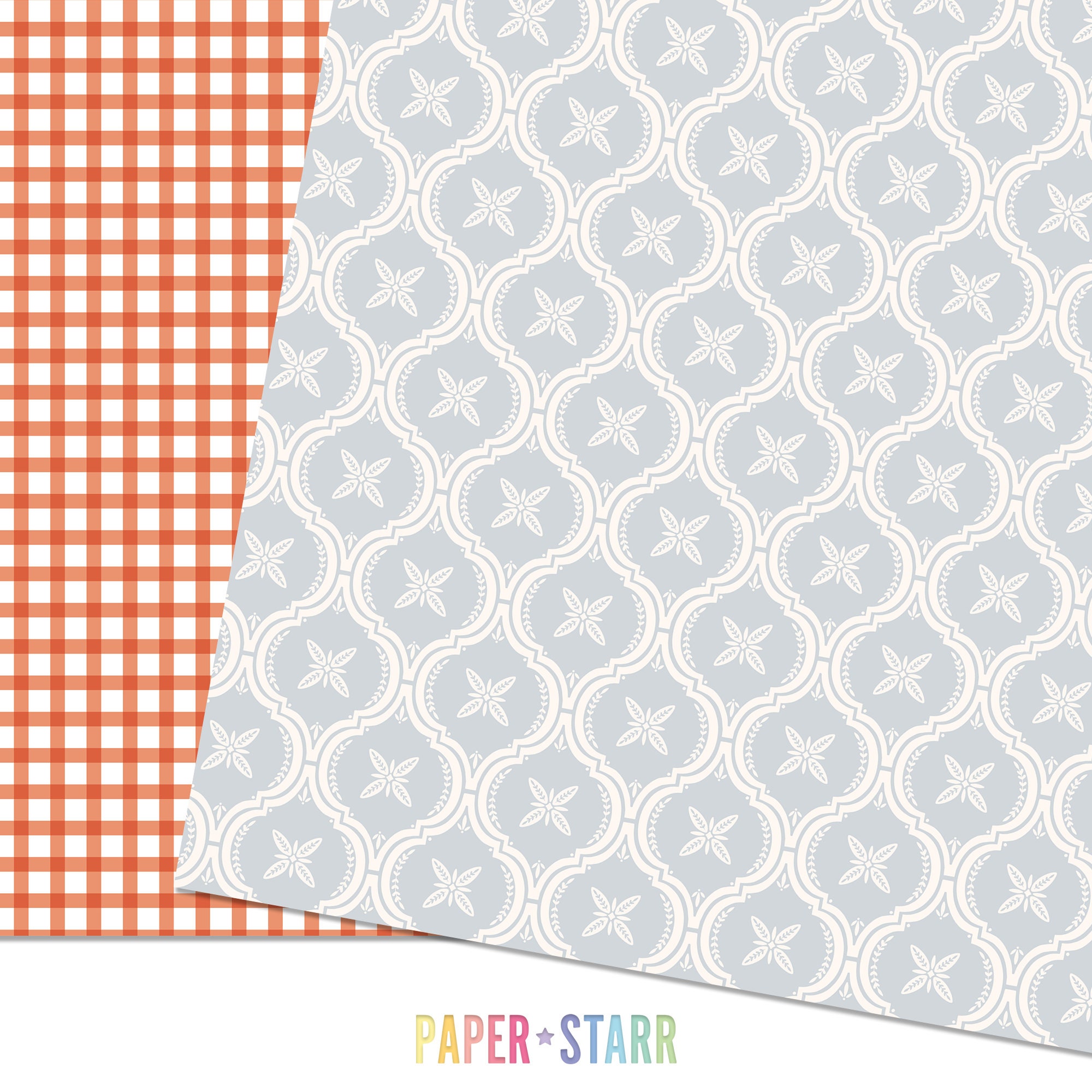 Fall Digital Paper, Autumn Digital Paper, Fall Floral Patterns, Fall ...