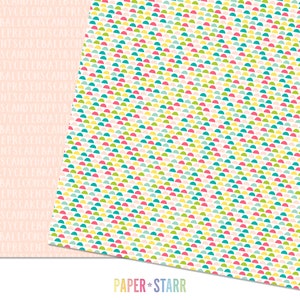 Birthday Digital Paper and Birthday Clipart Set, Party Invitation ...