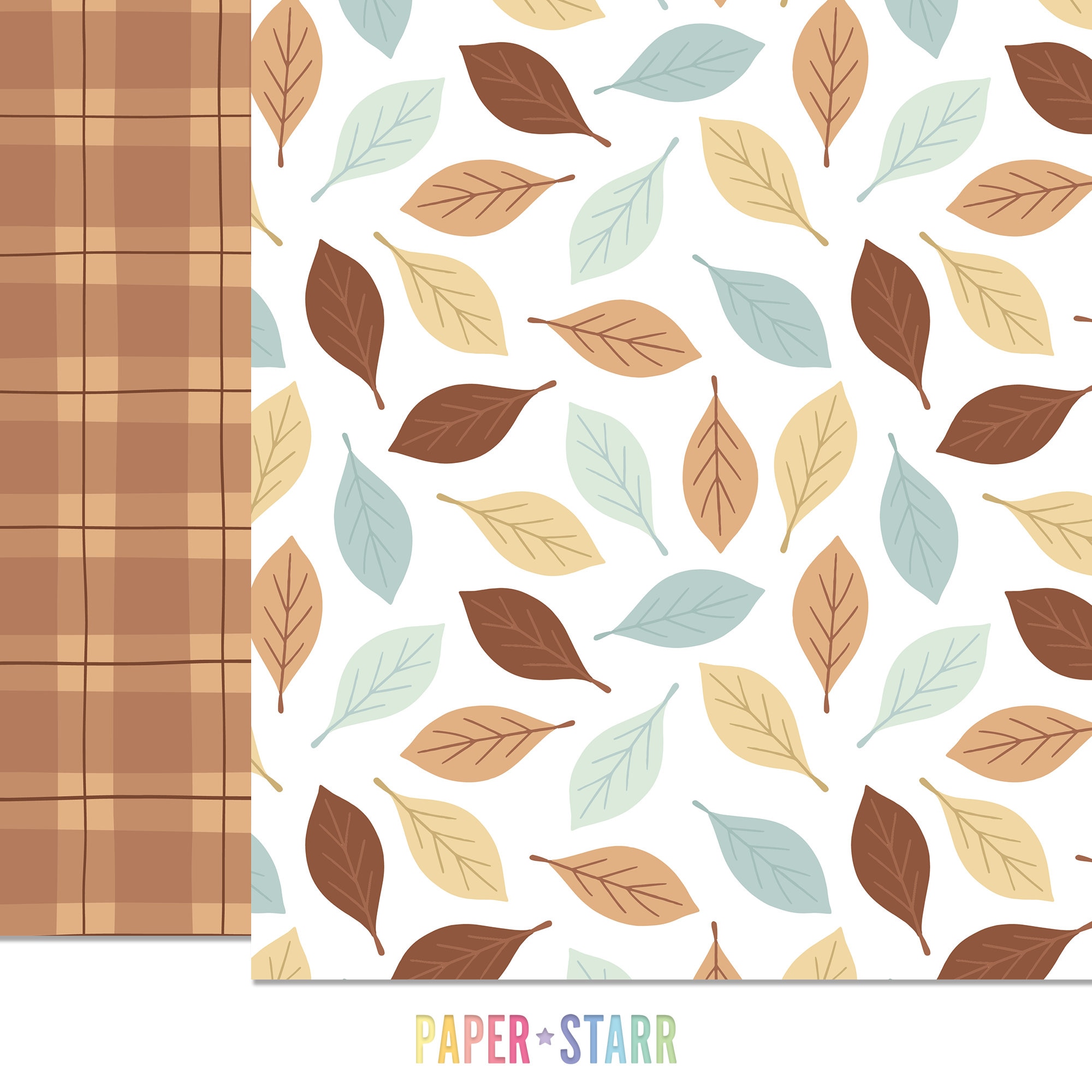 Fall Digital Paper, Autumn Digital Paper, Seamless Fall Patterns for ...