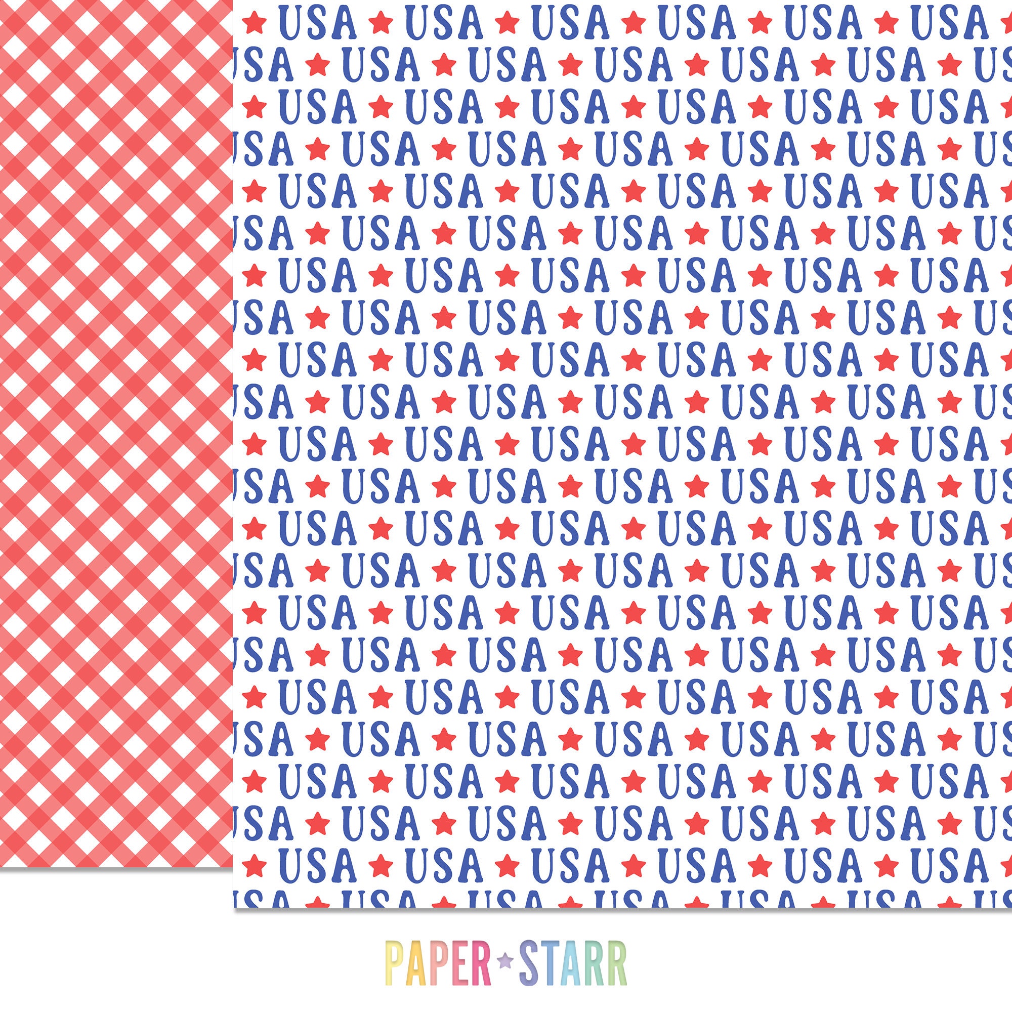 4th July Digital Papers, Independence Day Digital Papers, 4th July ...