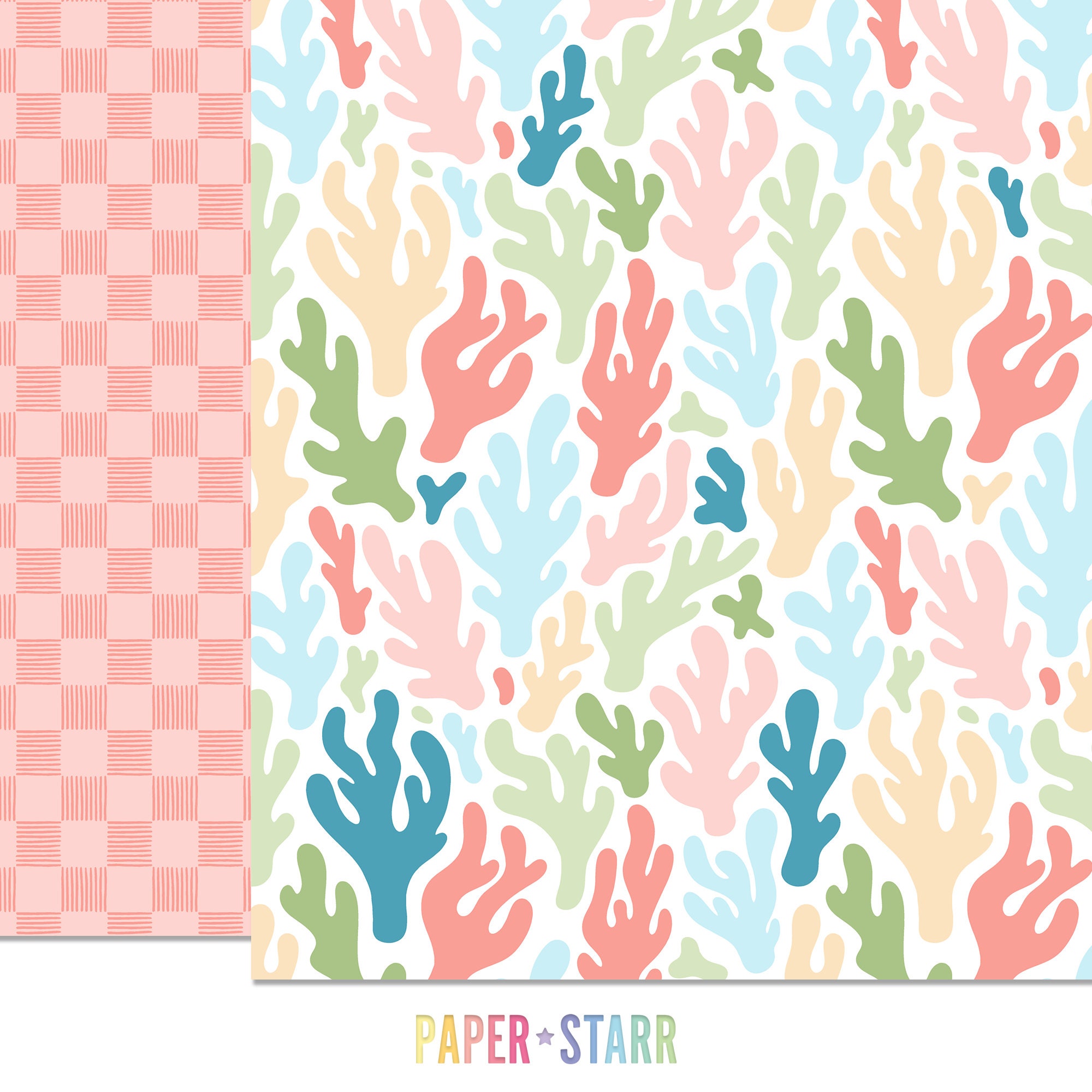 Summer Digital Paper, Summer Clipart, Tropical Digital Paper ...