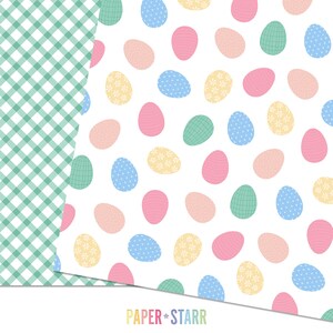 Easter Digital Paper, Easter Clipart, Spring Digital Paper, Easter ...