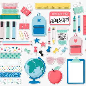 Back to School Clipart, Teacher Clipart, School Graphics, Classroom ...