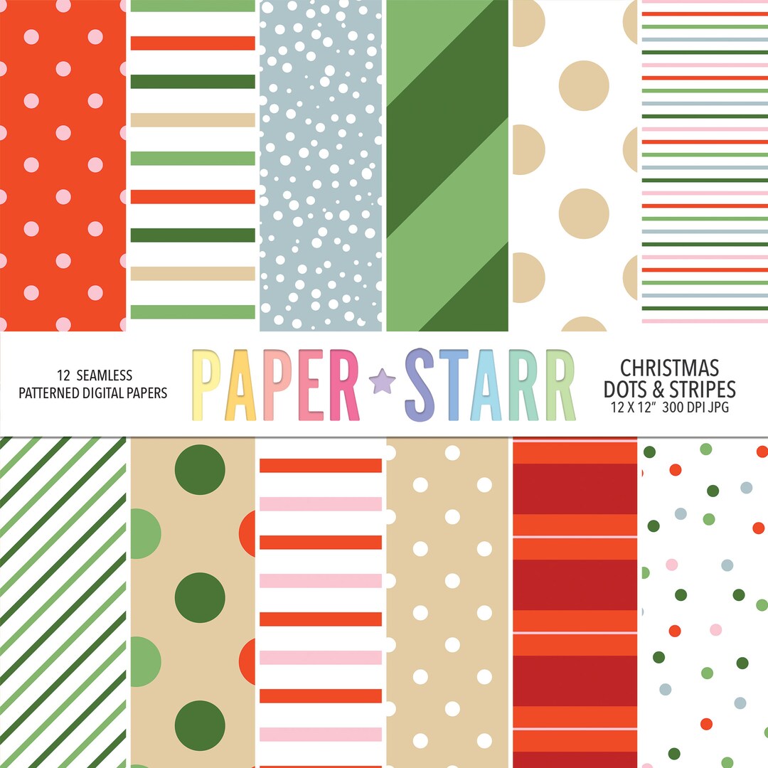 Christmas Digital Paper, Christmas Pattern, Christmas Background ...