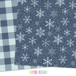 Christmas Digital Paper, Winter Digital Paper, Christmas Background ...