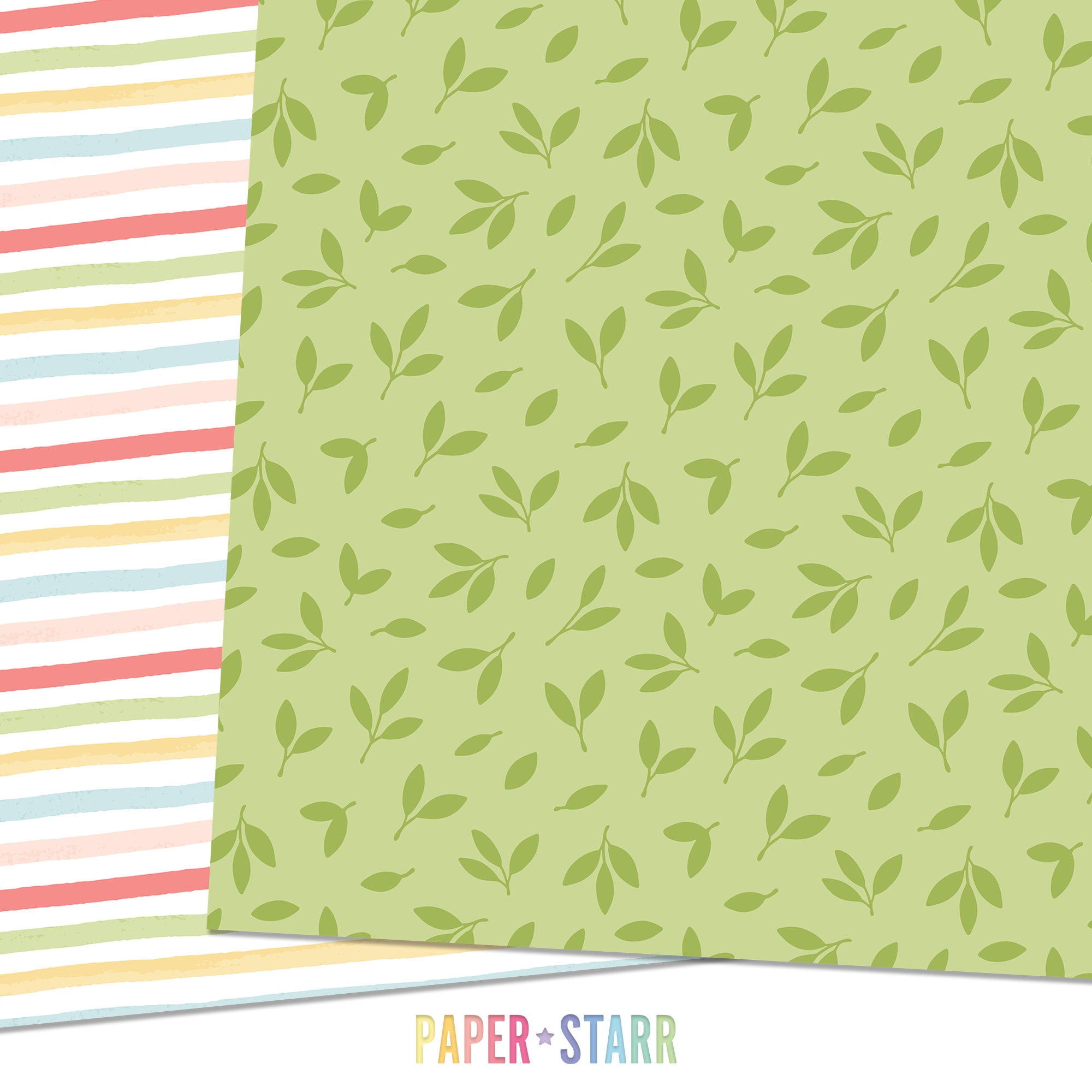 Spring Digital Paper, Spring Clipart, Butterfly Digital Paper, Floral ...