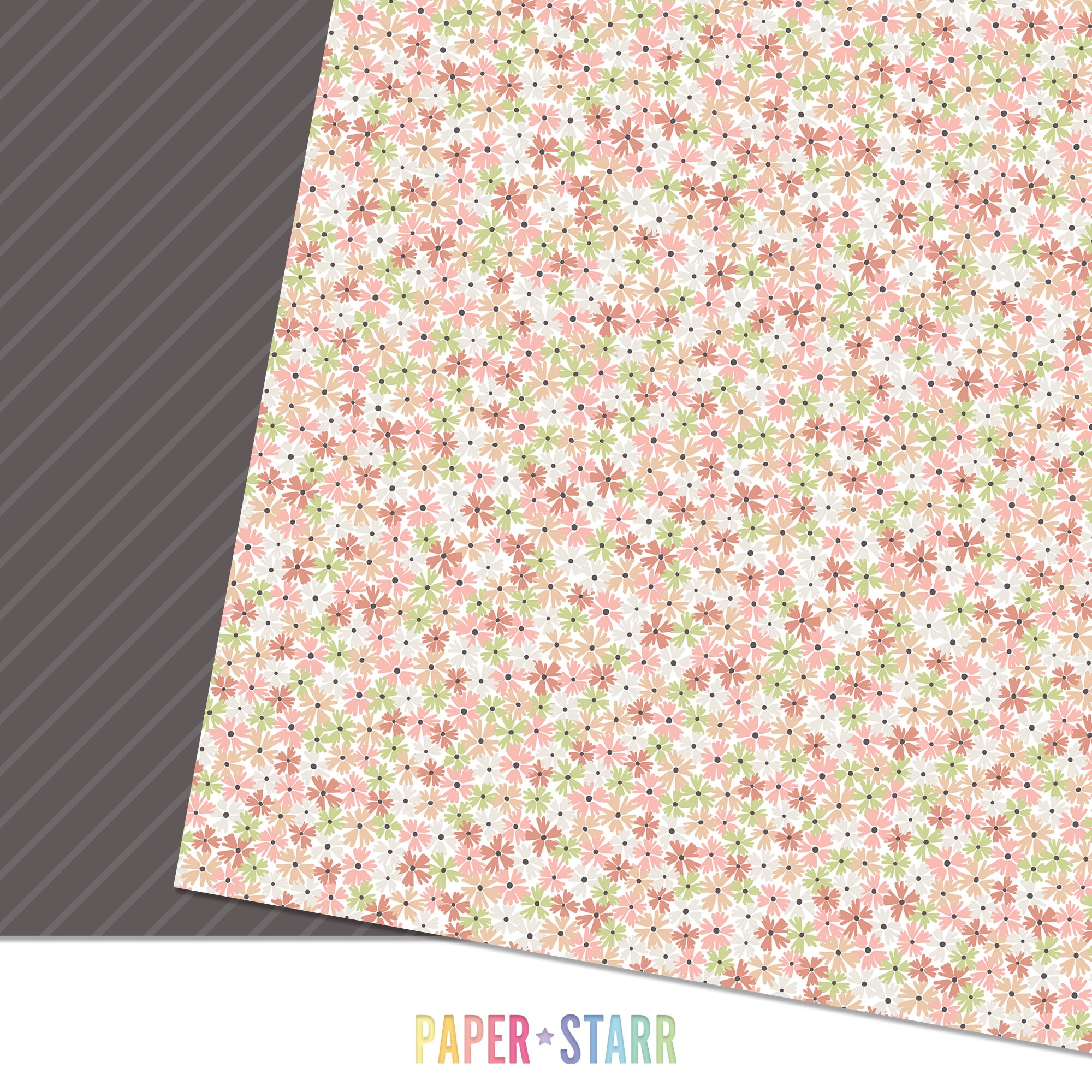 Fall Digital Paper, Autumn Digital Paper, Fall Floral Patterns, Fall ...