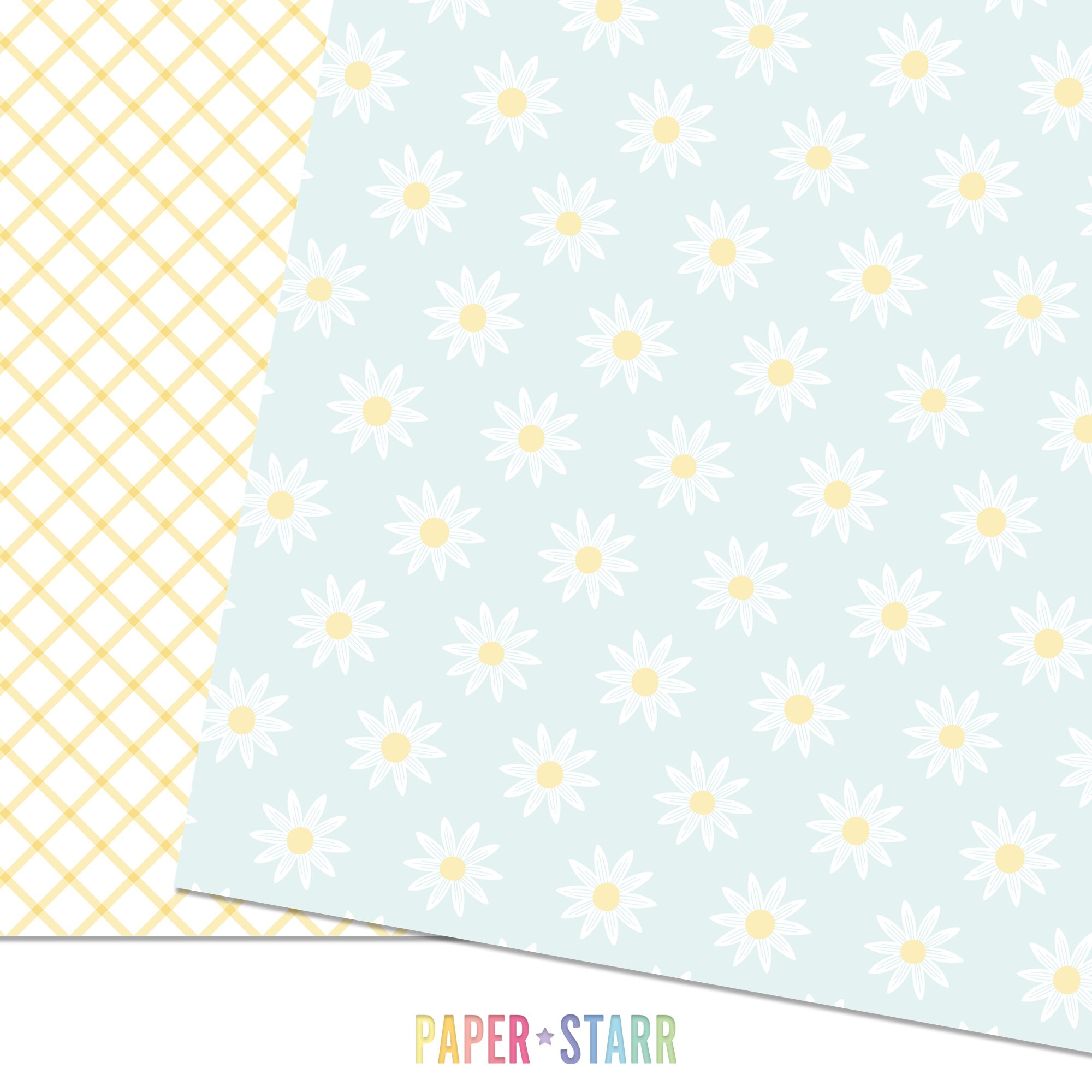Summer Digital Paper Floral Digital Paper Summer Floral - Etsy
