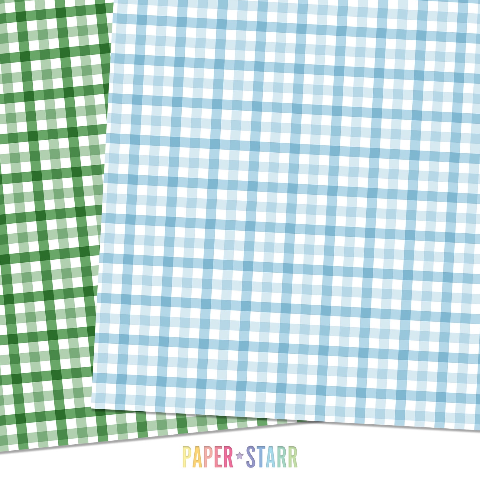 Gingham Digital Paper, Rainbow Digital Paper, Rainbow Gingham Pattern ...