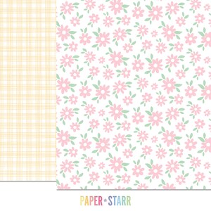 Summer Digital Paper, Daisy Digital Paper, Summer Floral Patterns ...