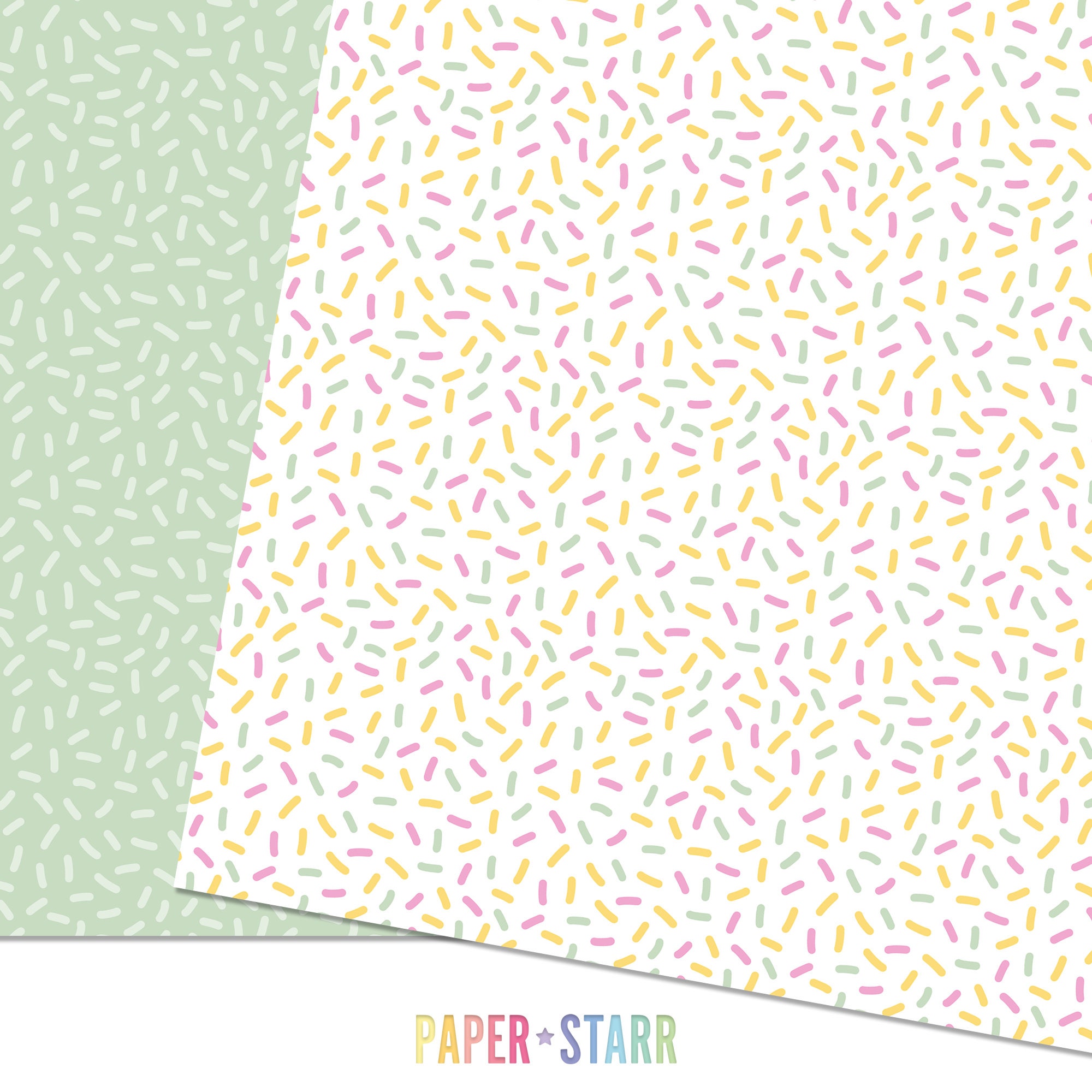 Easter Digital Paper, Sprinkles Digital Paper, Easter Pattern ...