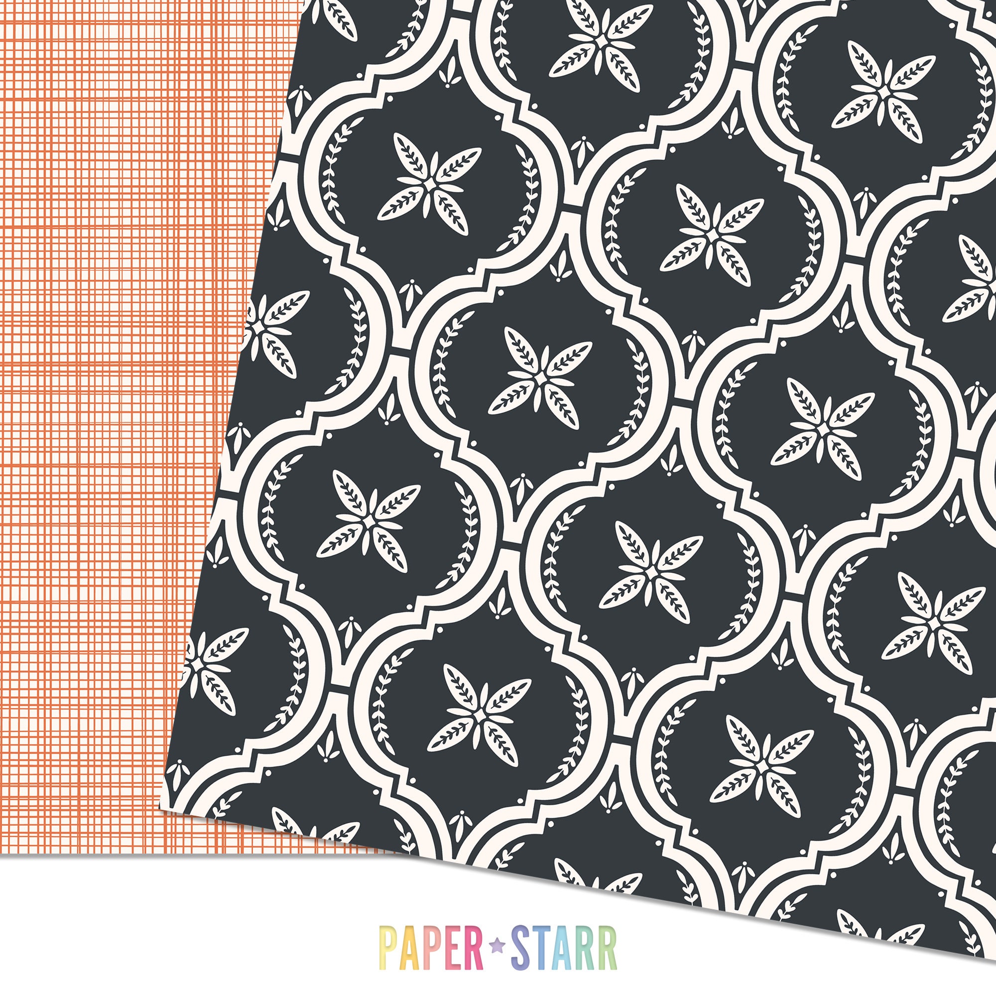 Fall Digital Paper, Autumn Digital Paper, Fall Floral Patterns, Fall ...