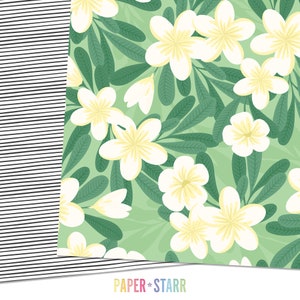 Summer Digital Paper, Tropical Digital Paper, Summer Clipart, Tropical ...