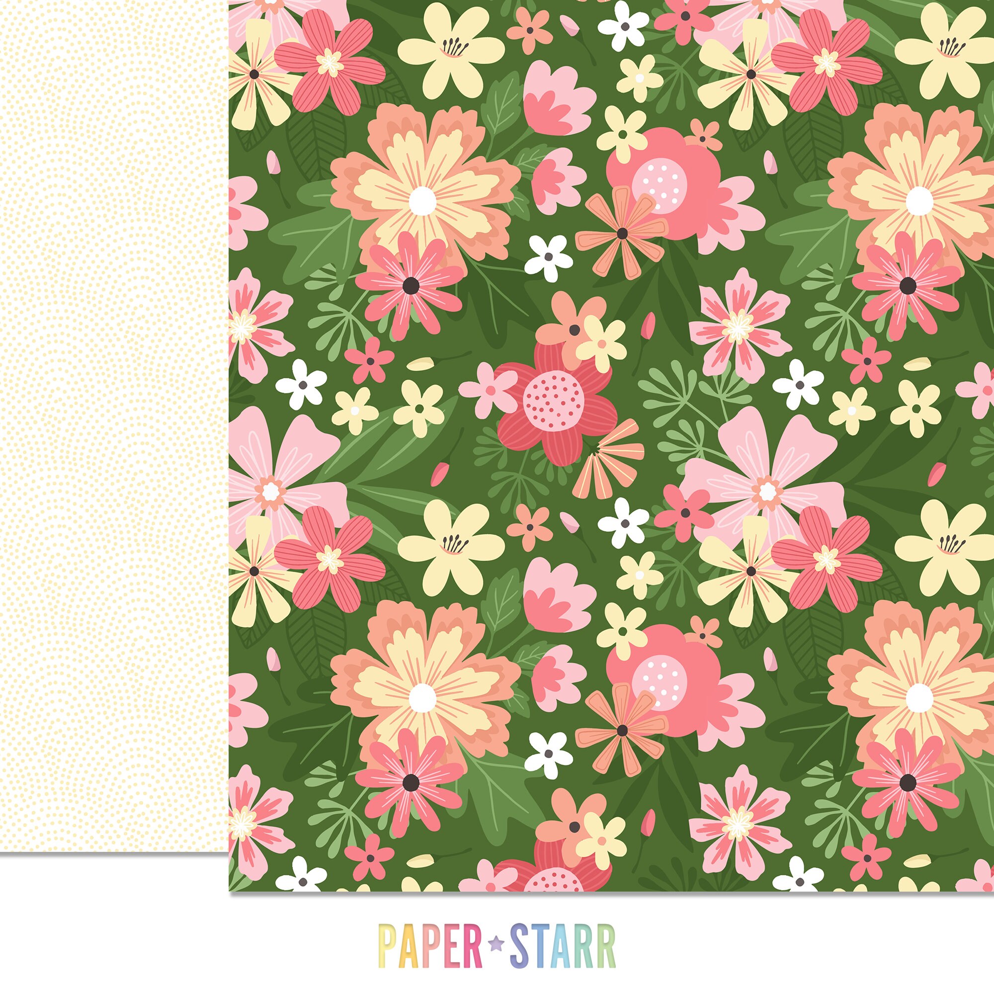Summer Digital Paper Summer Clipart Floral Digital Paper - Etsy