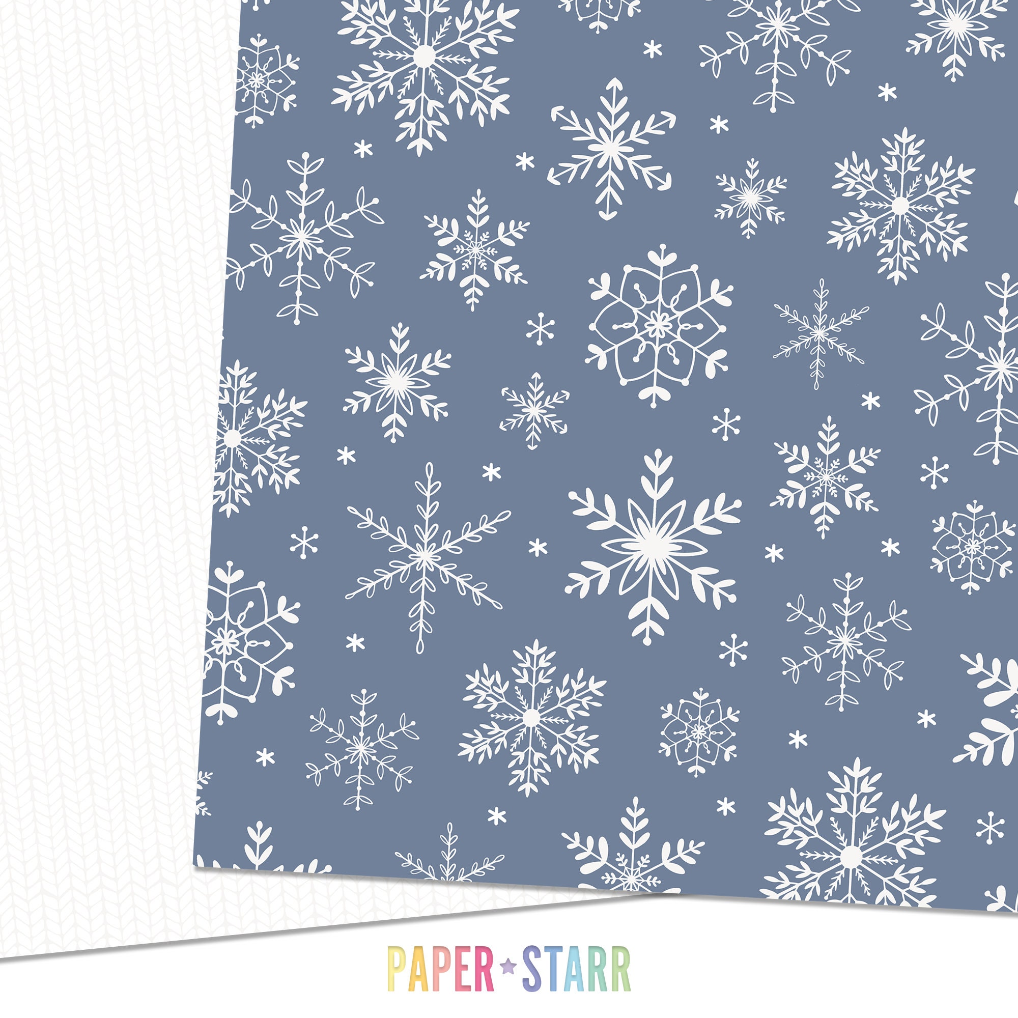Winter Digital Paper, Snow Background, Christmas Card Making Paper ...
