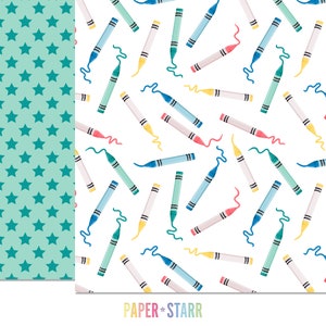 Back to School Digital Paper, Back to School Clipart, Teacher Graphics ...