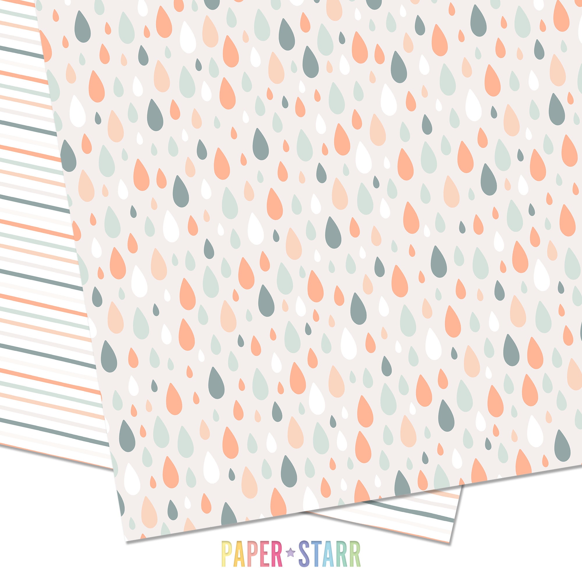 Boho Digital Paper, Boho Rainbow Patterns, Geometric Digital Paper ...