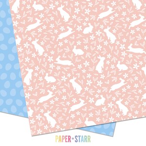 Easter Digital Paper, Easter Clipart, Spring Digital Paper, Easter ...