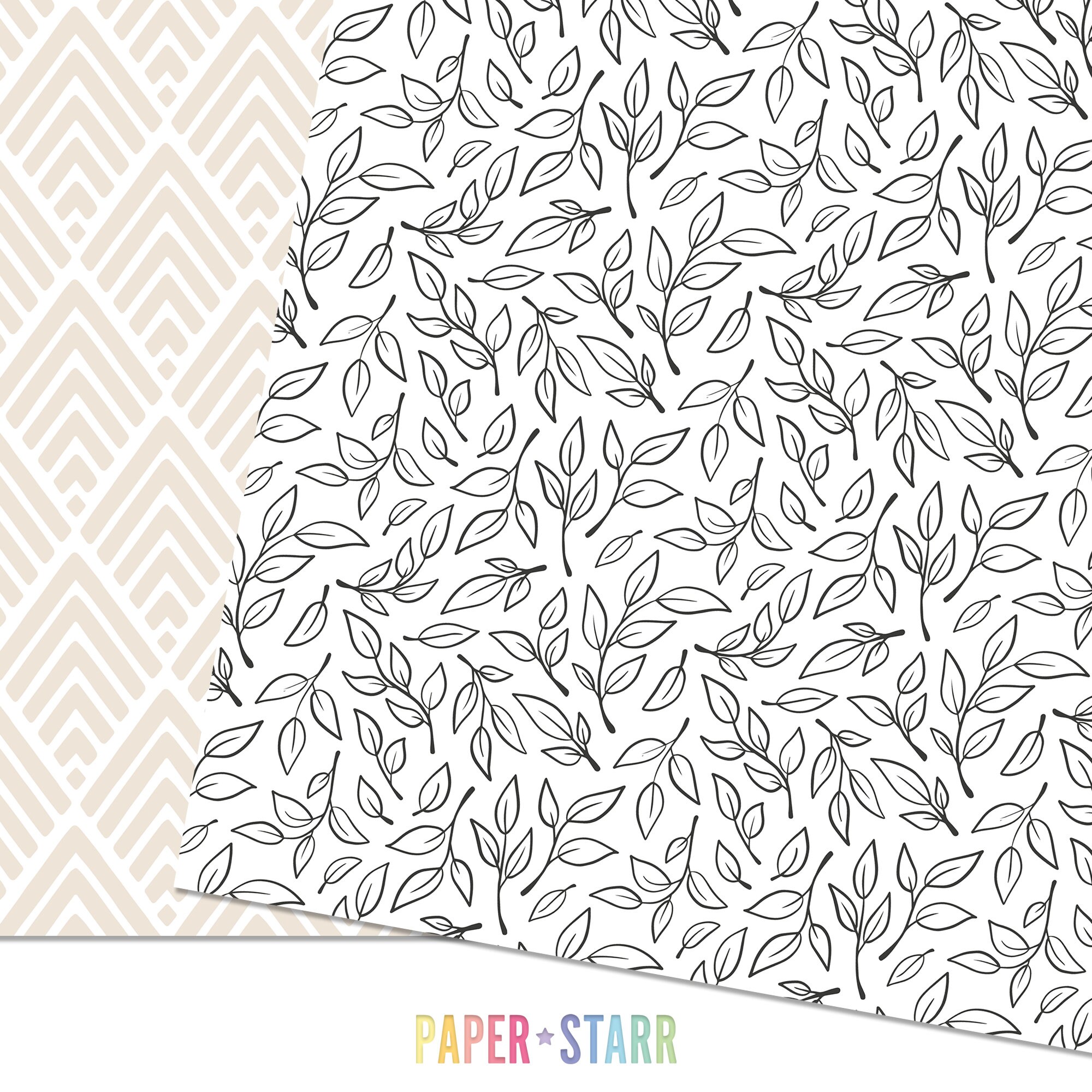 Spring Digital Paper, Spring Floral Clipart, Floral Digital Paper ...