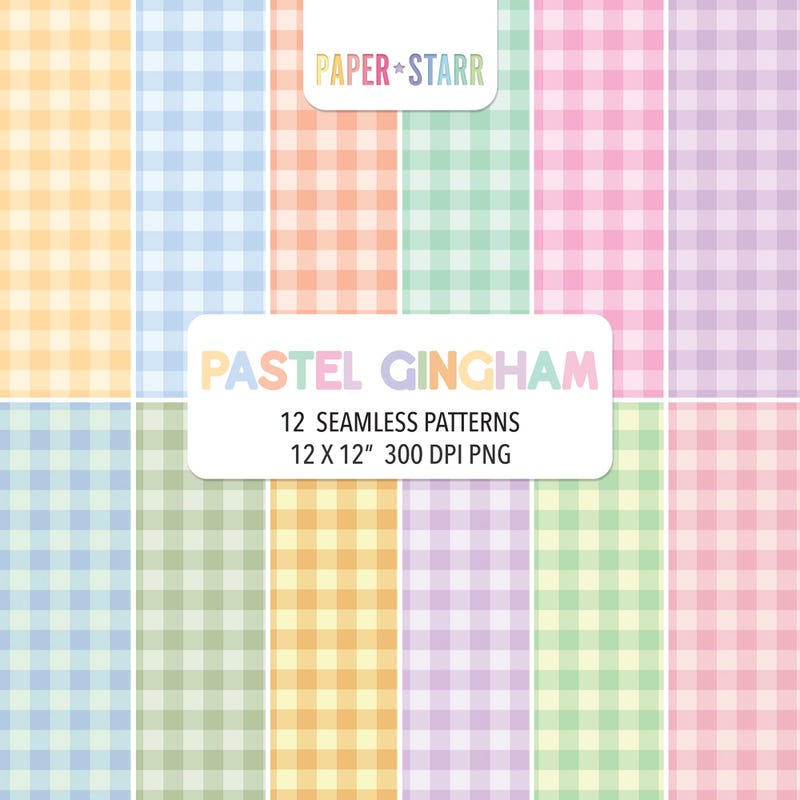 Gingham Prints - Etsy