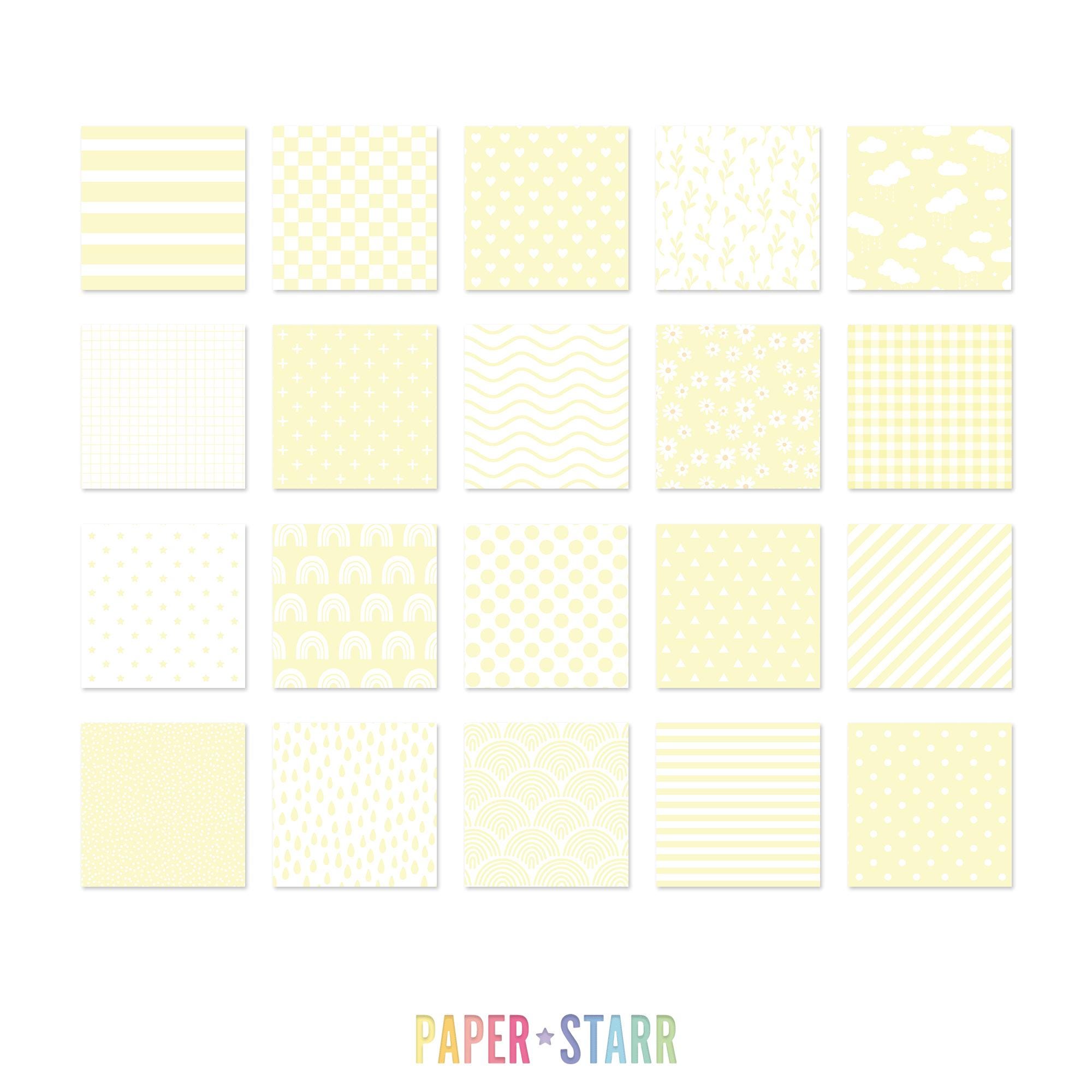 Pastel Digital Paper Bundle, Pastel Rainbow Colours, Pastel Patterns ...