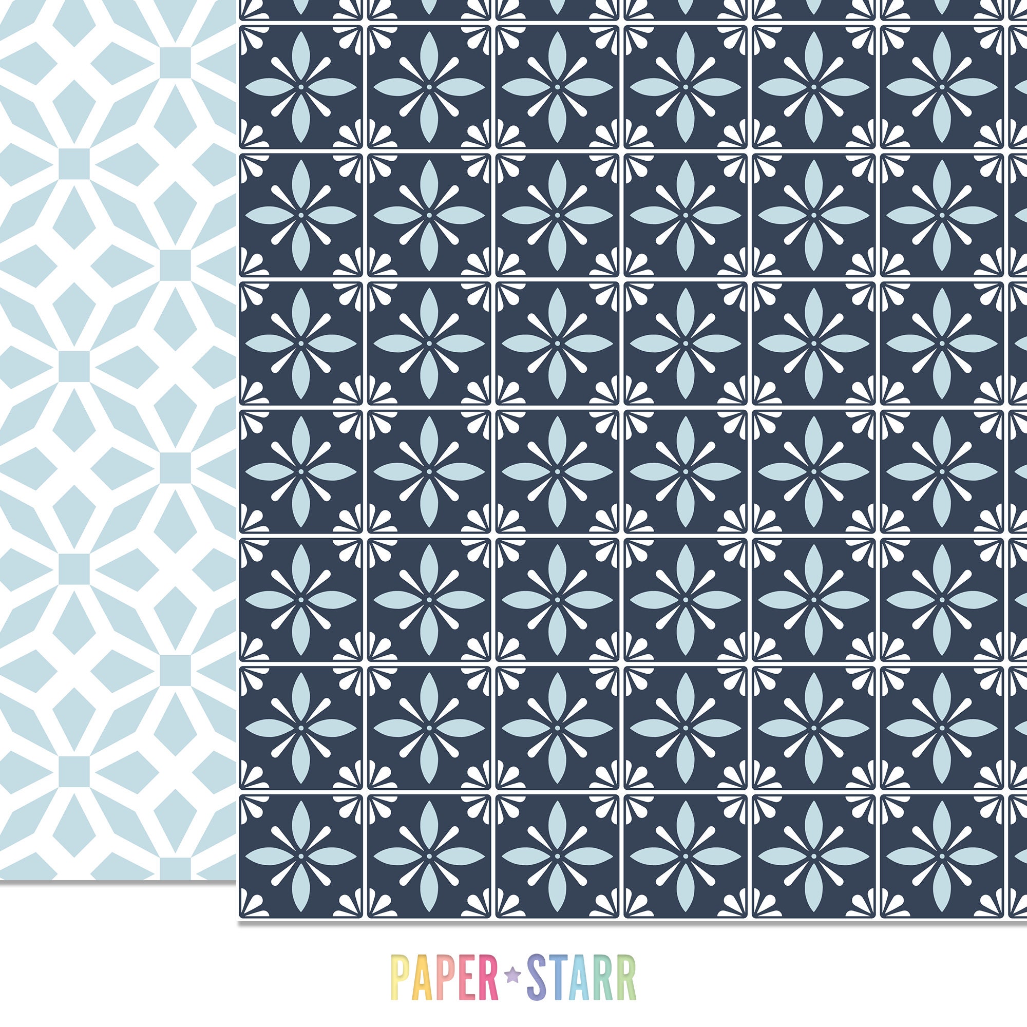 Mediterranean Tile Digital Paper, Tile Background, Decorative Tile ...