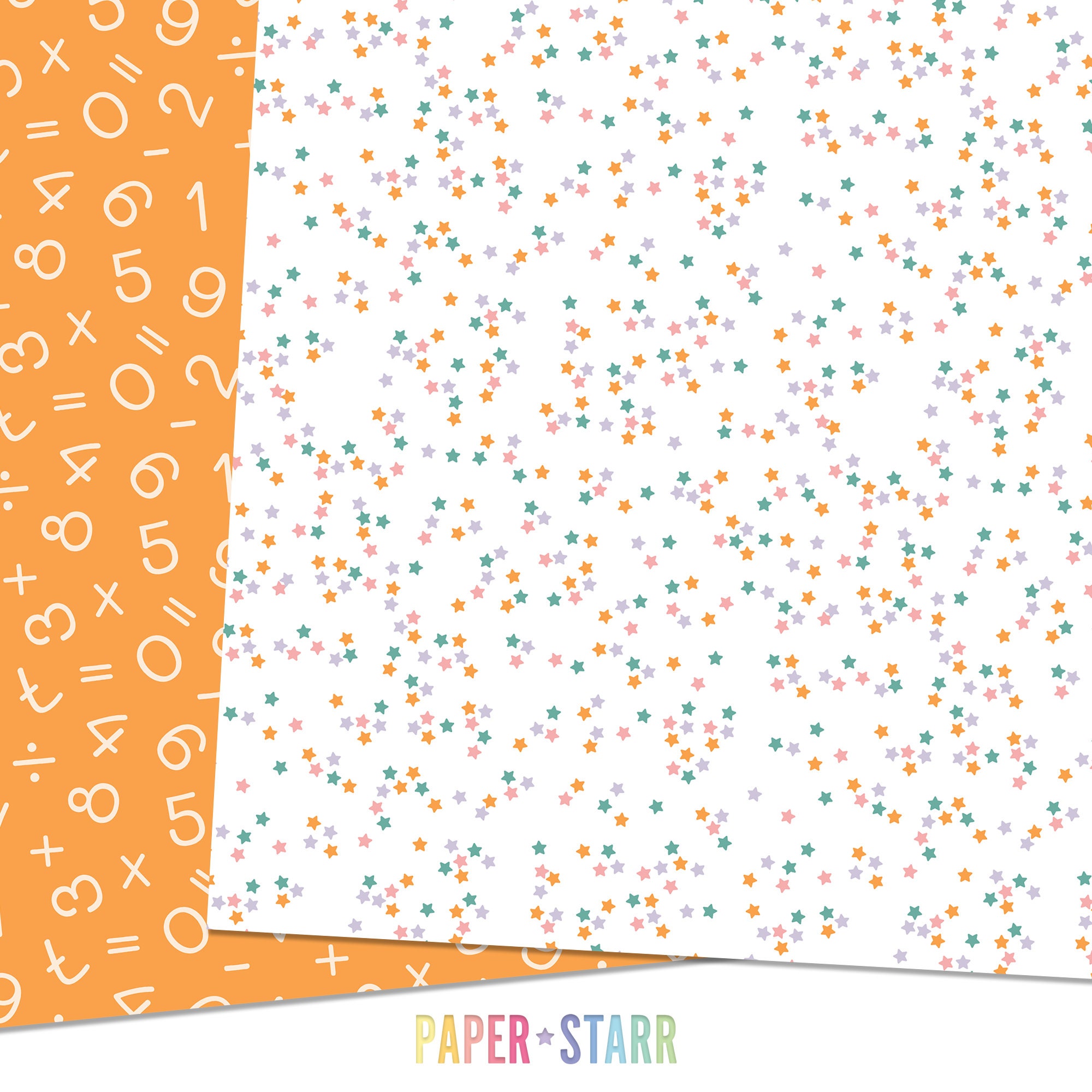 Back to School Digital Paper, Classroom Backgrounds, Teacher Patterns ...