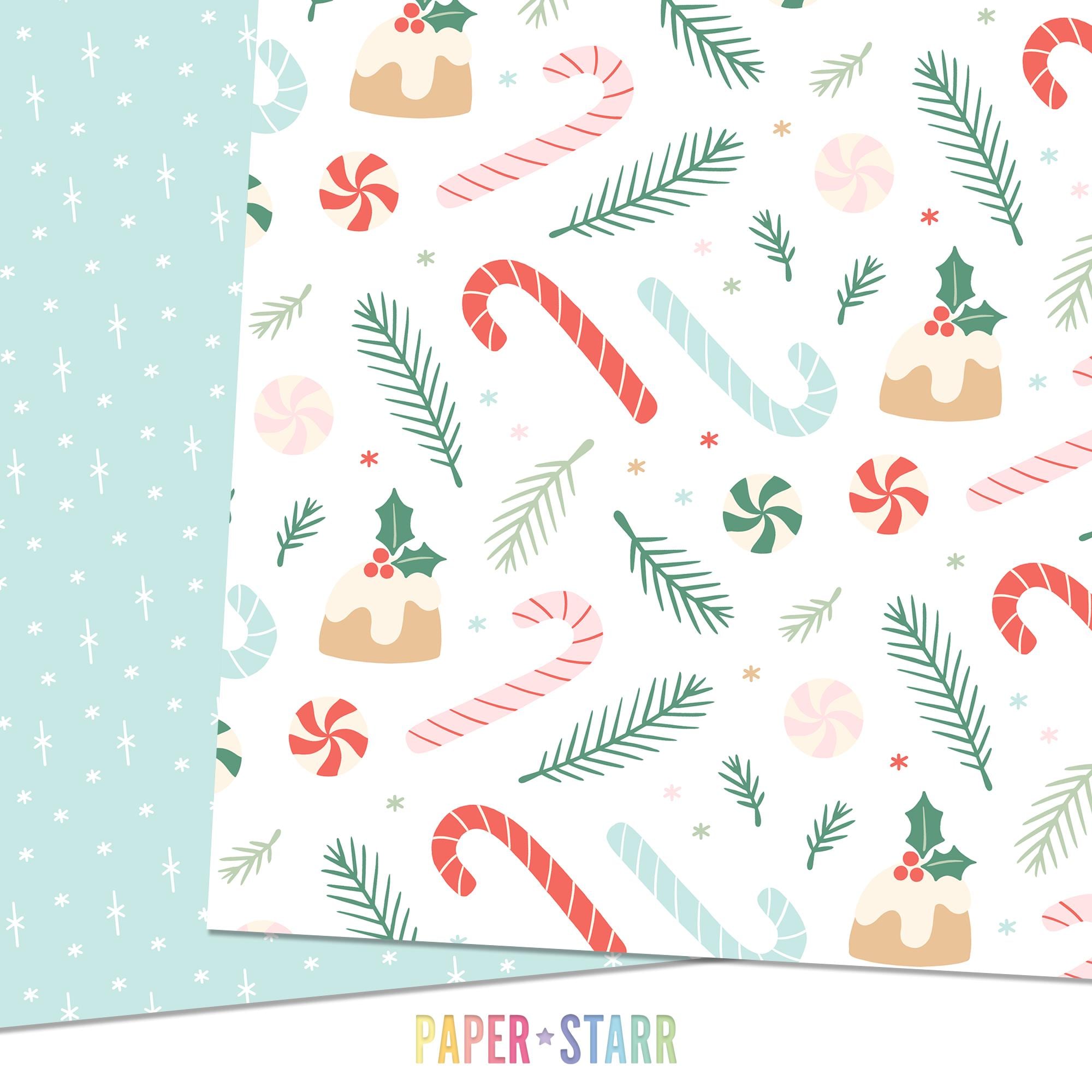 Christmas Digital Paper, Christmas Patterns, Christmas Background ...