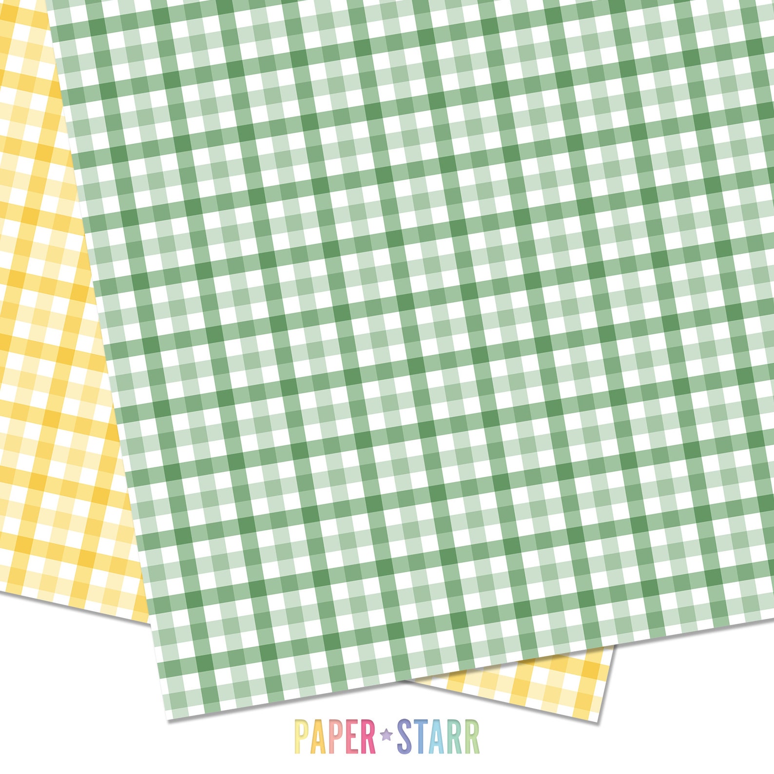 Gingham Digital Paper, Rainbow Digital Paper, Rainbow Gingham Pattern ...