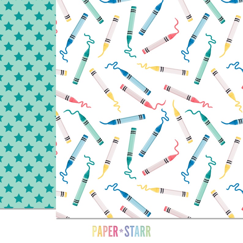 Back to School Digital Paper Classroom Backgrounds Teacher - Etsy