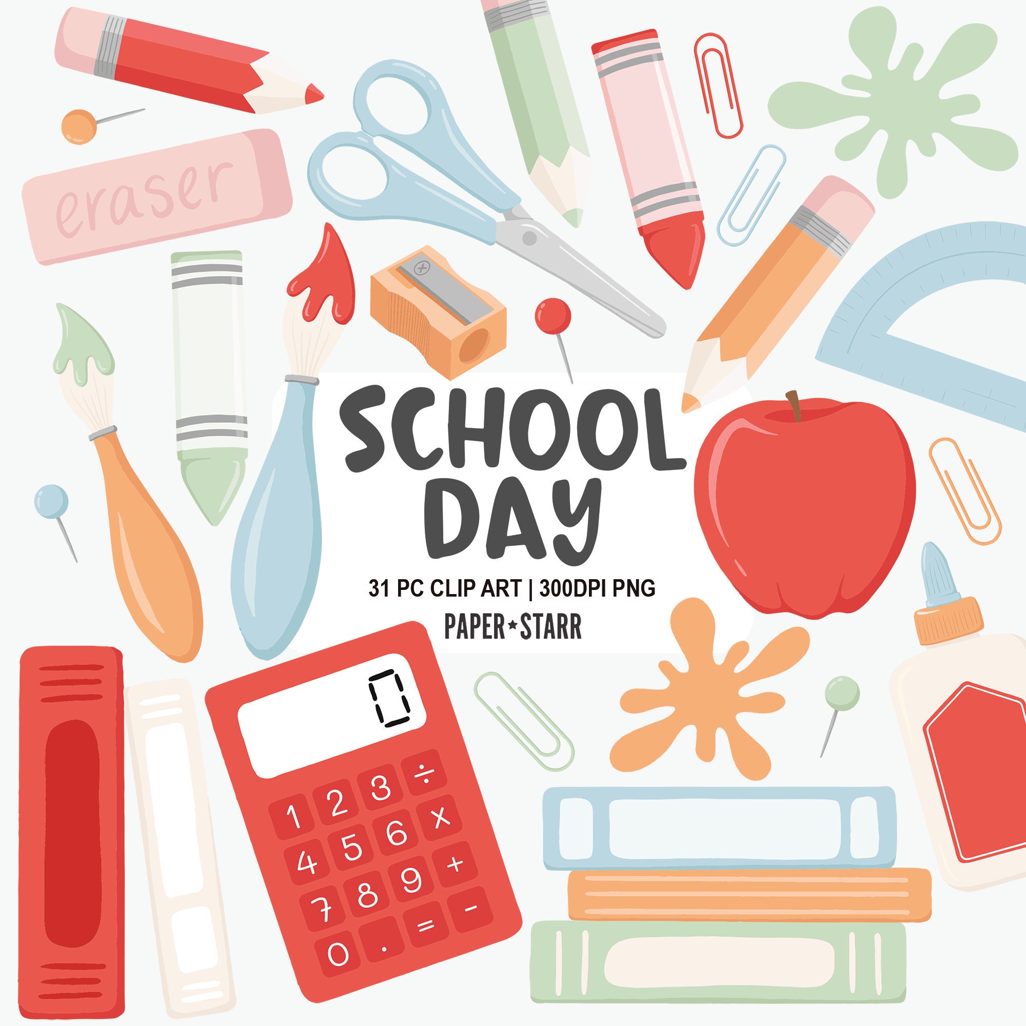 Back to School Clipart Teacher Clipart School Graphics - Etsy