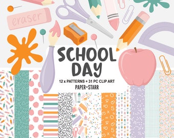 Pencil Doodle Letters & Number School Font PNG School - Etsy