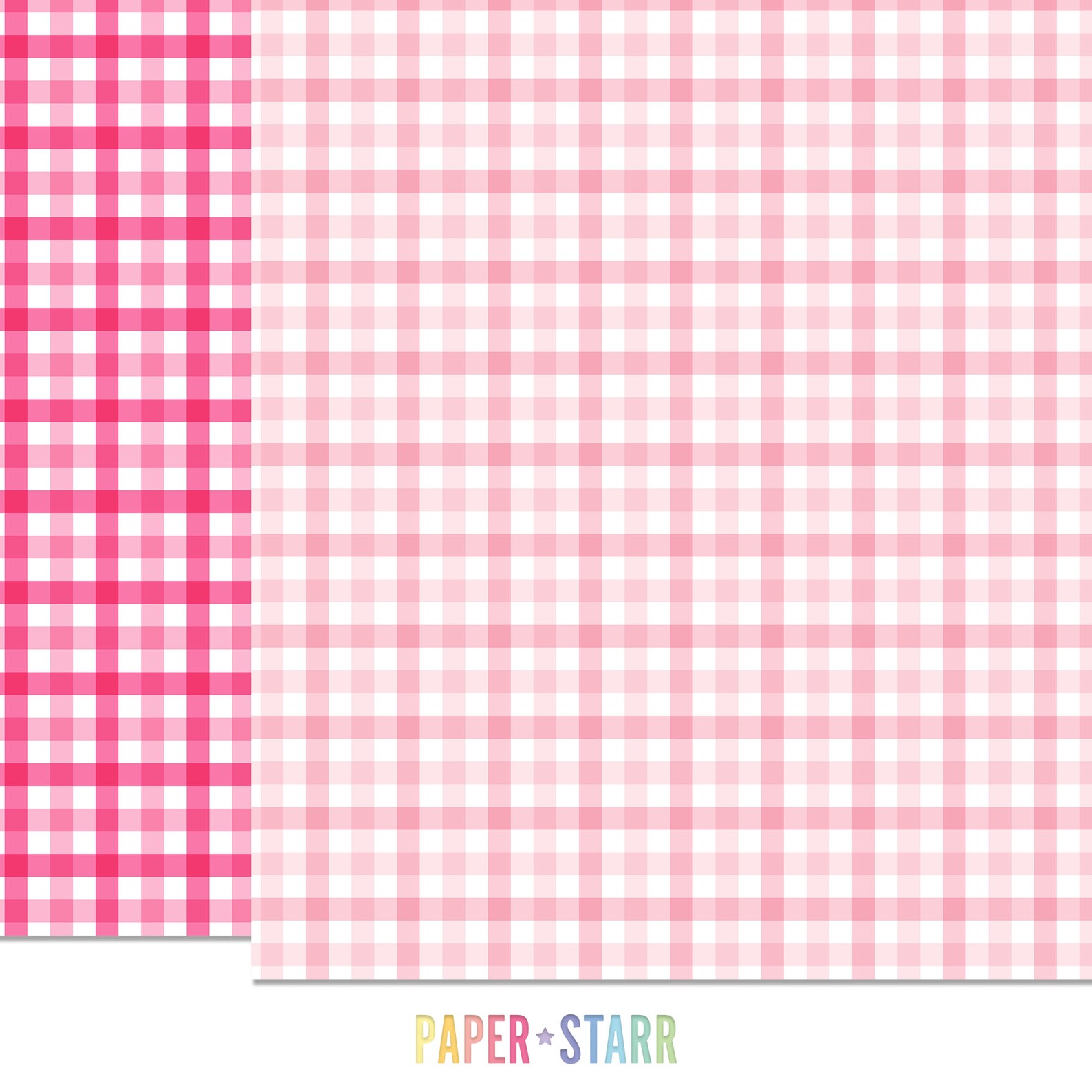 Gingham Digital Paper, Rainbow Digital Paper, Rainbow Gingham Pattern ...
