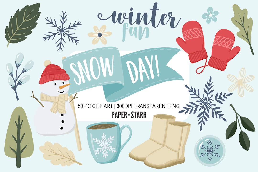 Christmas Clipart, Christmas PNG, Snowman Clipart, Snow Flake Clipart ...