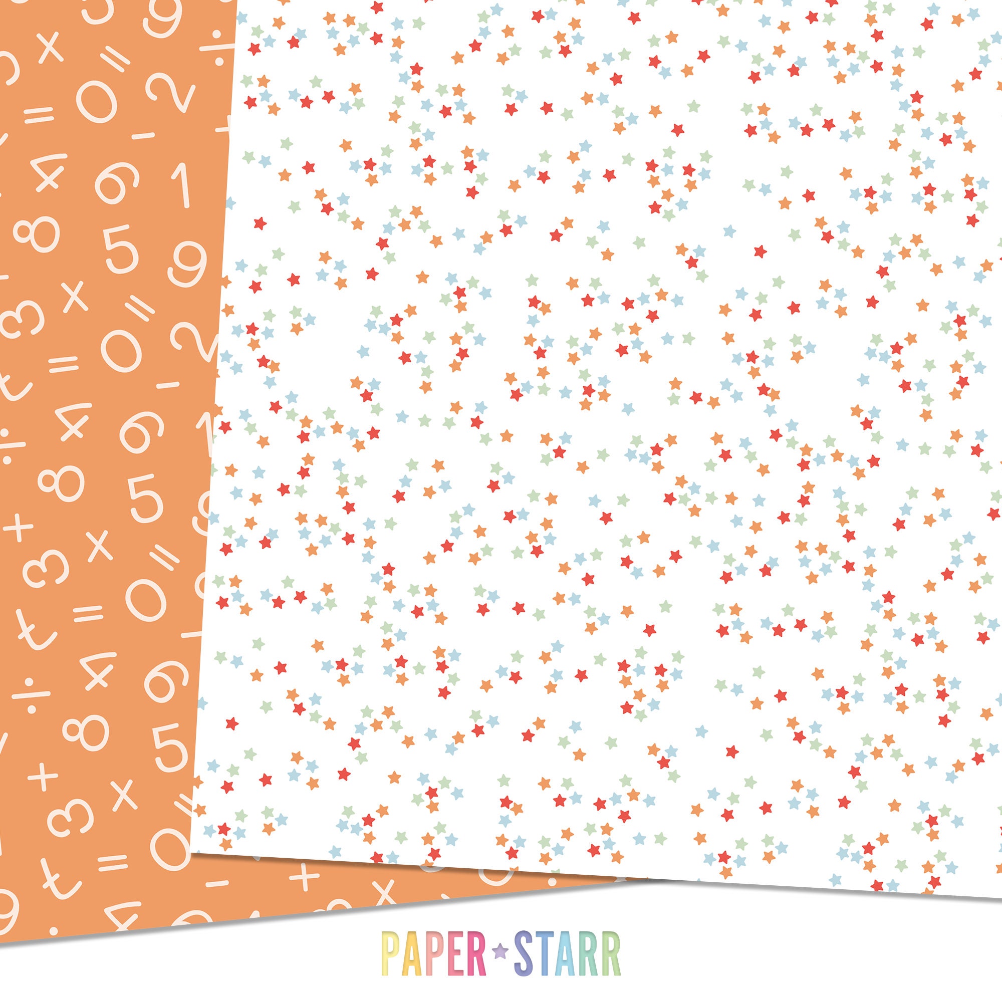 Back to School Digital Paper, Classroom Backgrounds, Teacher Patterns ...