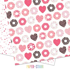 Valentines Digital Paper, Seamless Valentines Patterns for Valentines ...