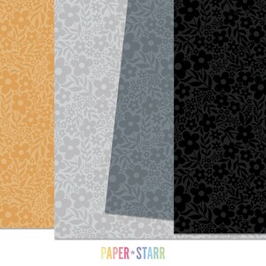 Rainbow Digital Paper, Floral Digital Paper, Rainbow Flower Pattern ...