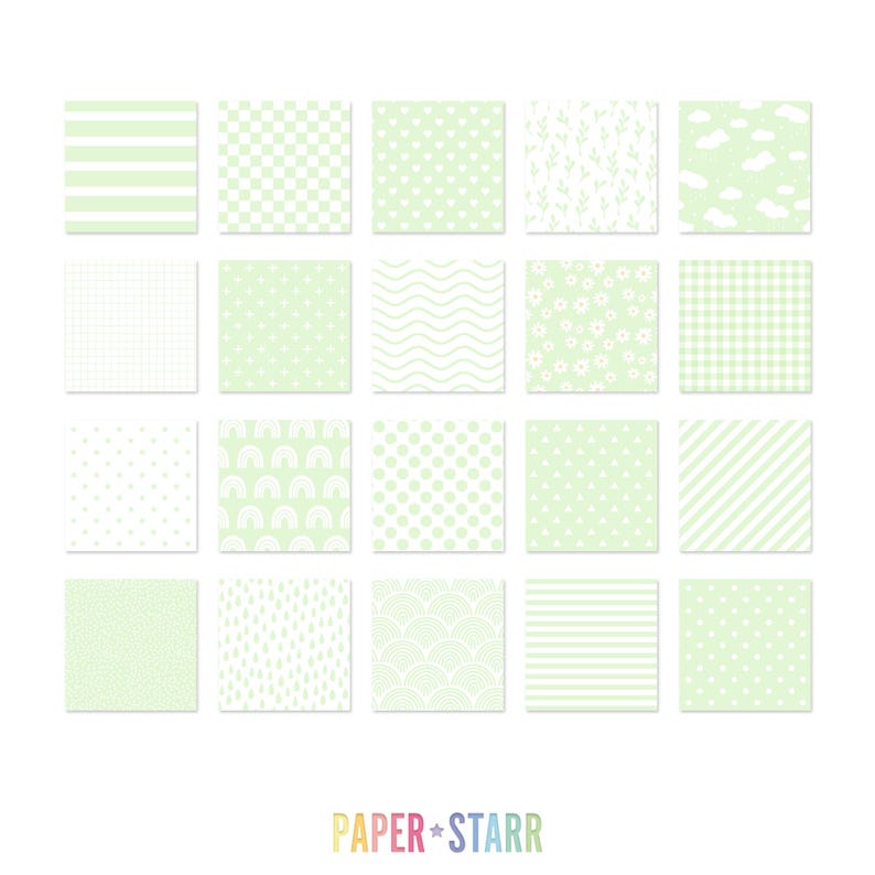 Pastel Digital Paper Bundle, Pastel Rainbow Colours, Pastel Patterns ...