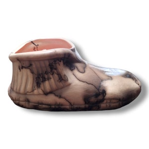 Handmade Horsehair Moccasins Pottery Scented Candle - Etsy