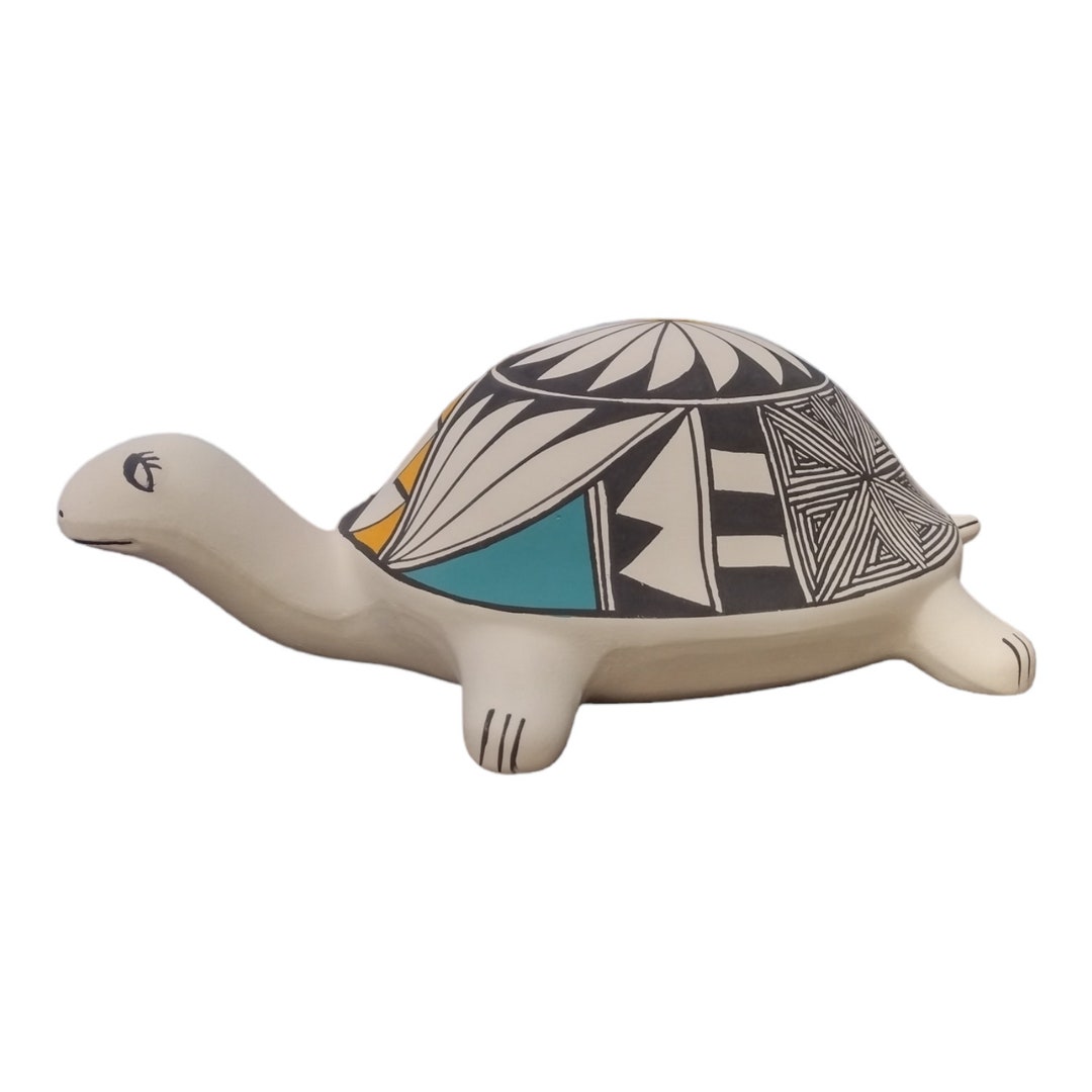 Handmade Medium Native American Acoma Turtle Pottery - Etsy
