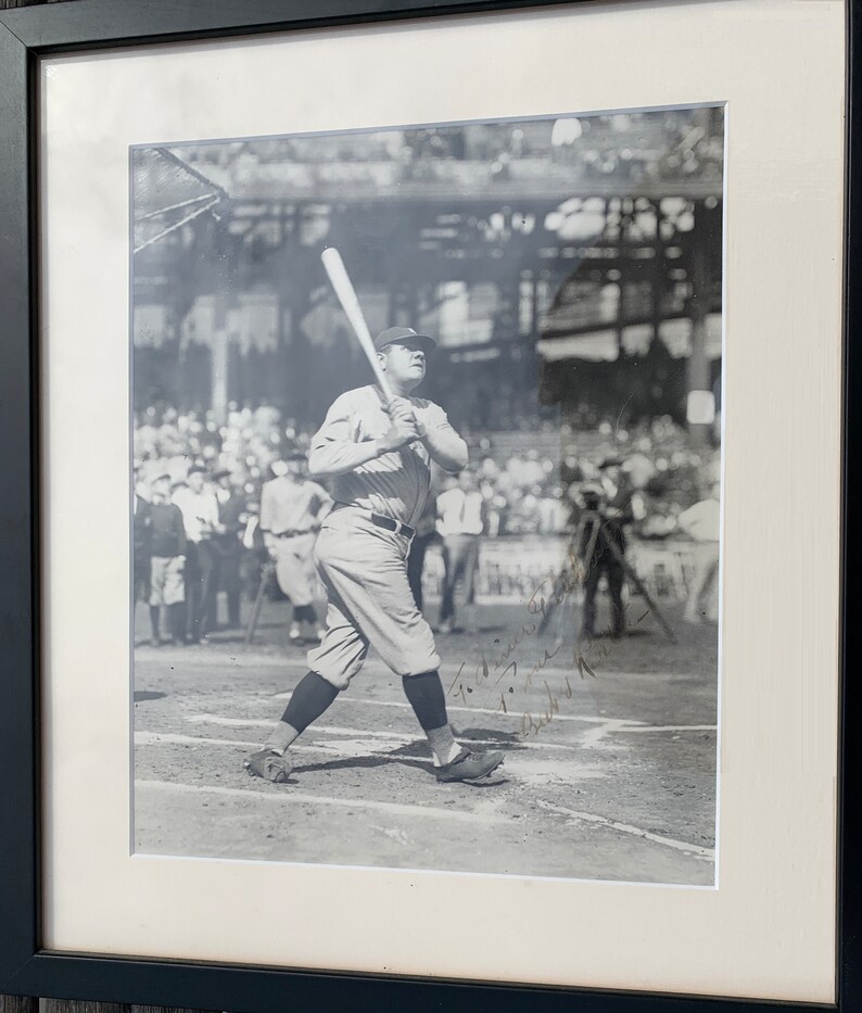 Babe Ruth Signed Photo Autographed by Babe Ruth - Etsy