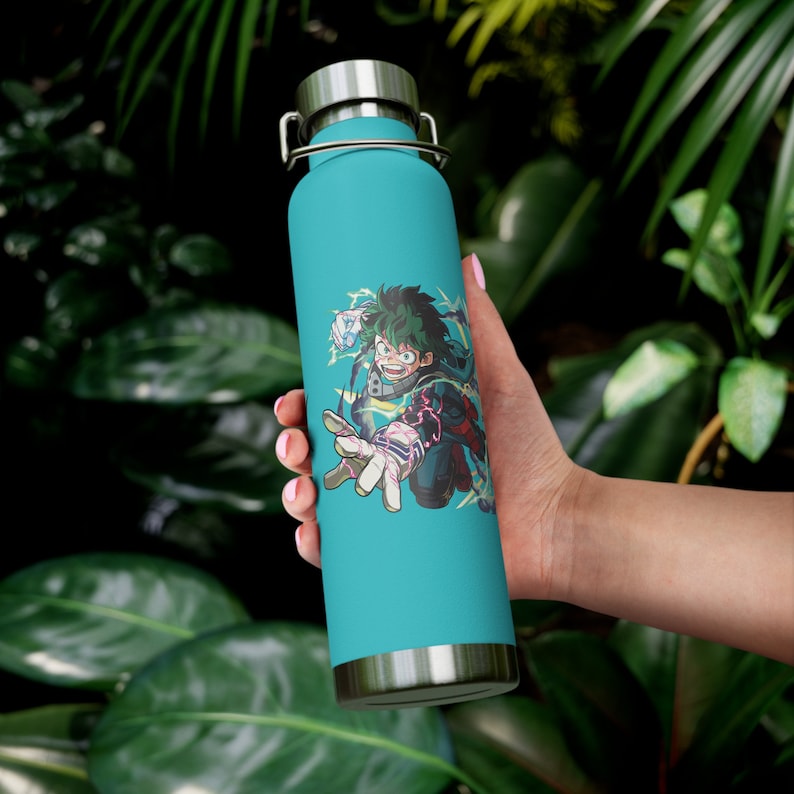 My Hero Academia Deku Water Bottle Anime MHA - Etsy